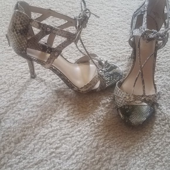 Unisa | Shoes | Snake Print Heels | Poshmark